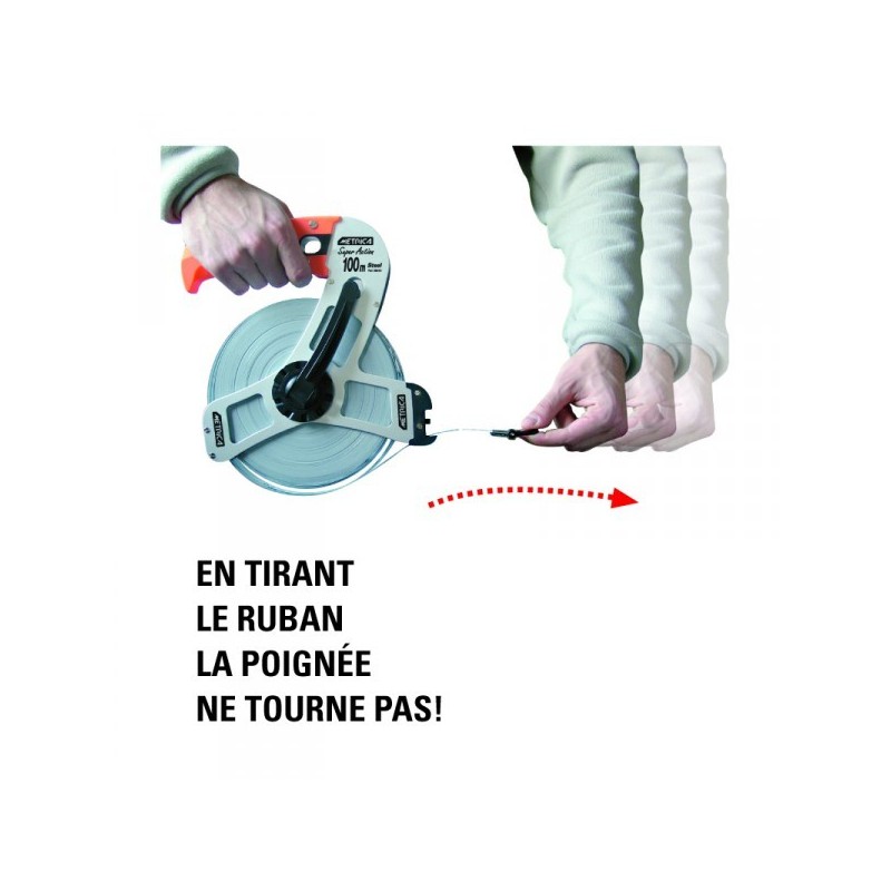 Ruban acier 50 mètres